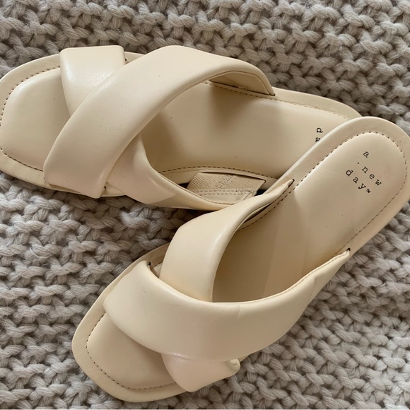 a new day | Shoes | A New Day Daisy Crossband Slide Sandals | Poshmark